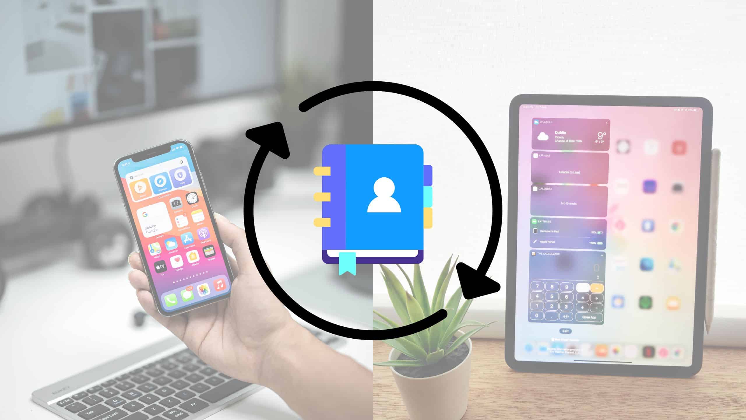 3 Ways to Sync Contacts From iPhone to iPad - WorldofTablet